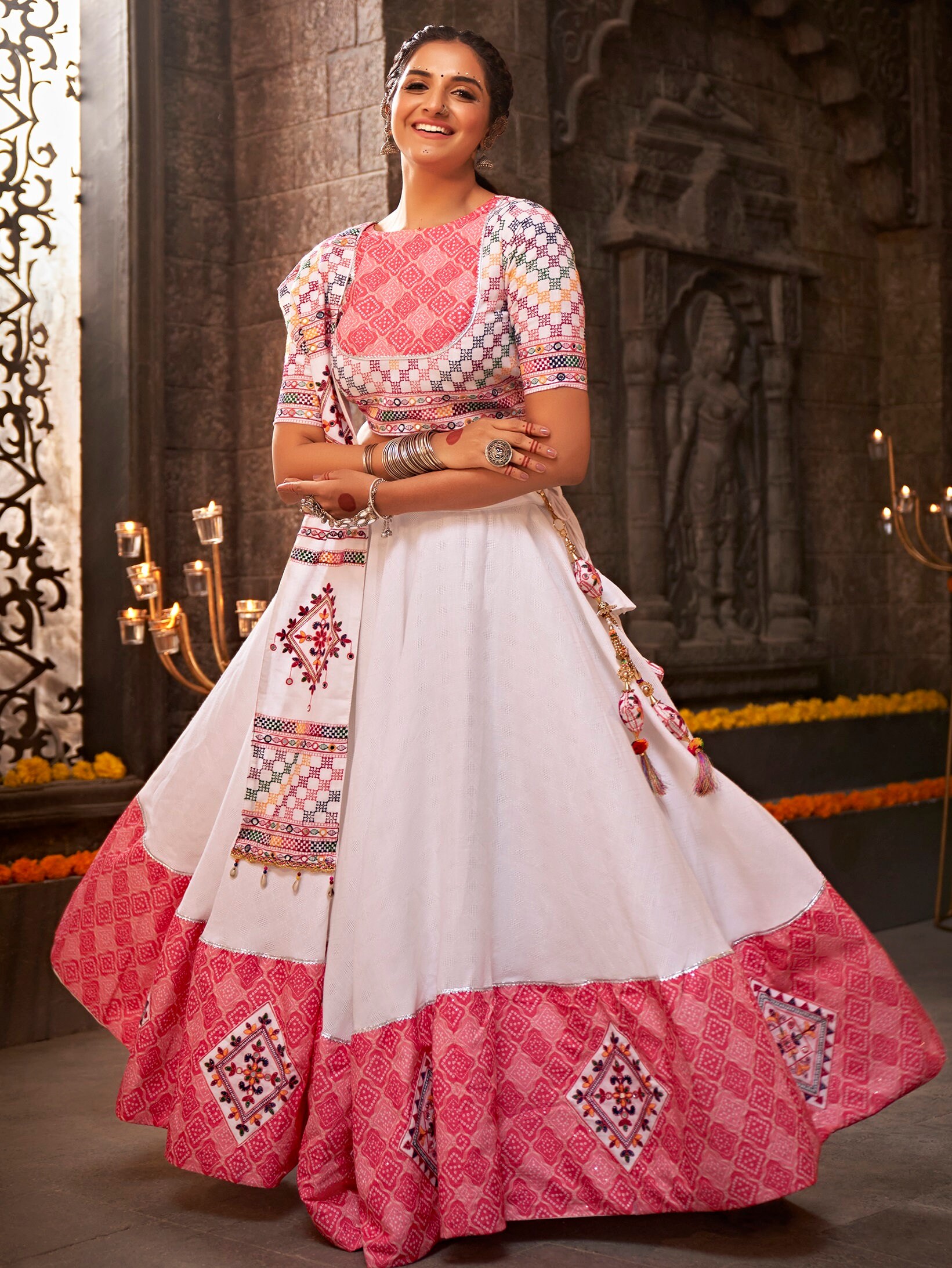 Navratri Wear Designer Lehenga Choli for Women Indian Garba - Etsy