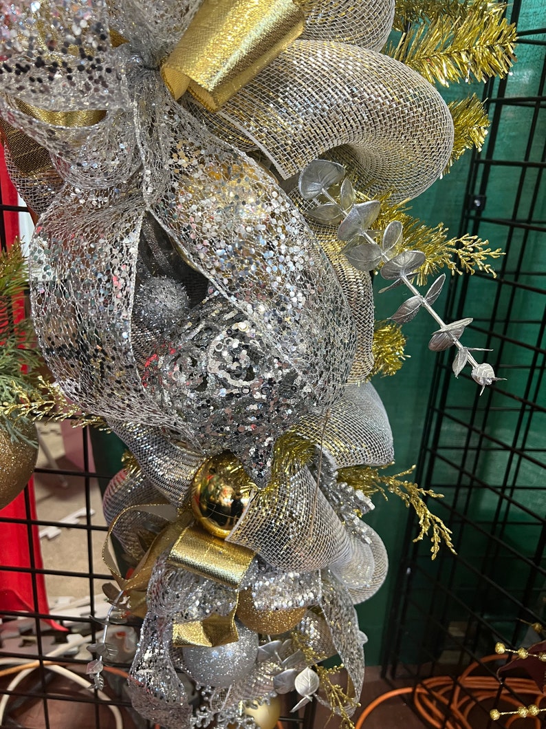 Silver and Gold Glam Swag - Etsy