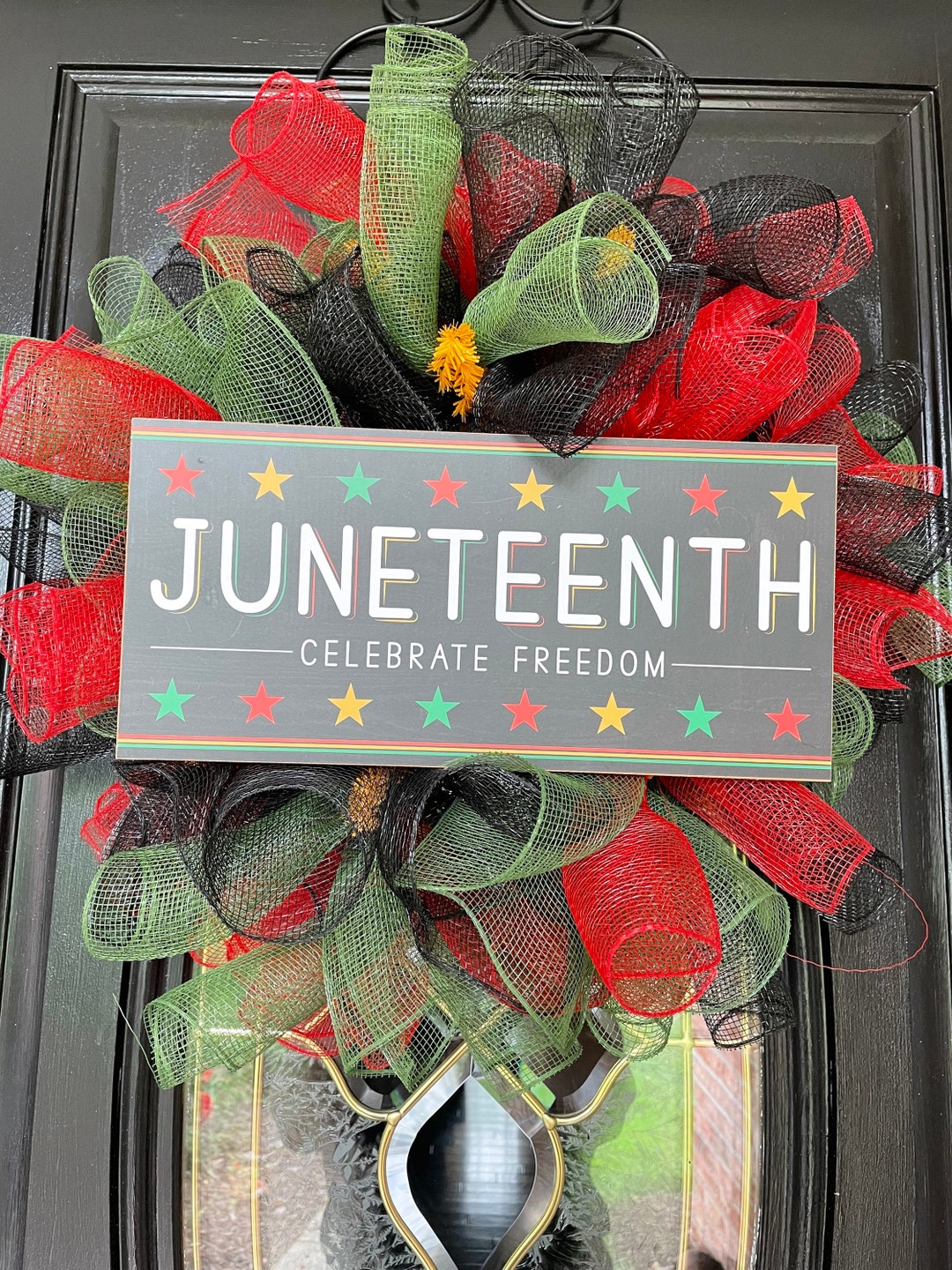 Juneteenth Wreath - Etsy