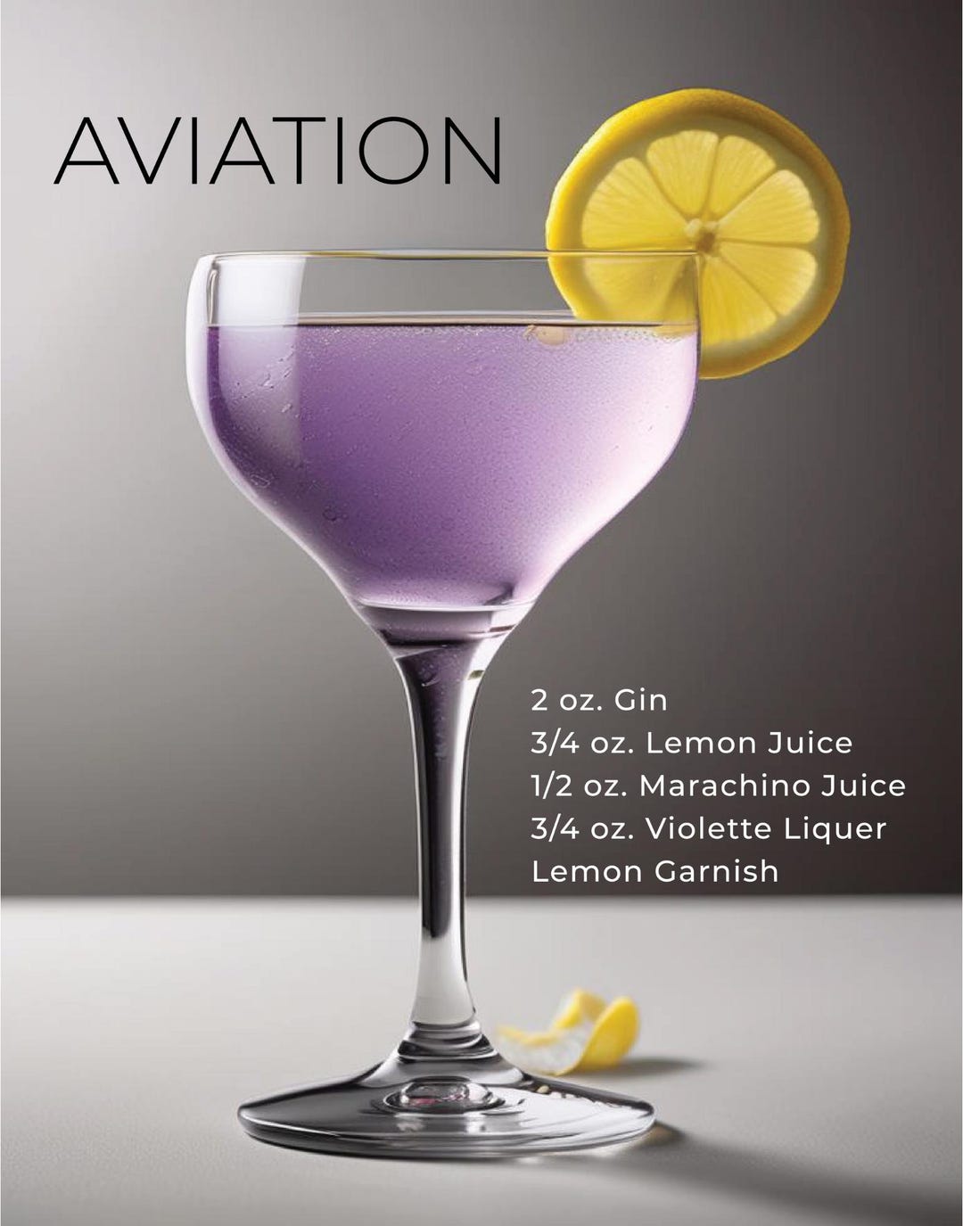 Aviation Cocktail Print | Cocktail Art | Bar Art Prints - Etsy
