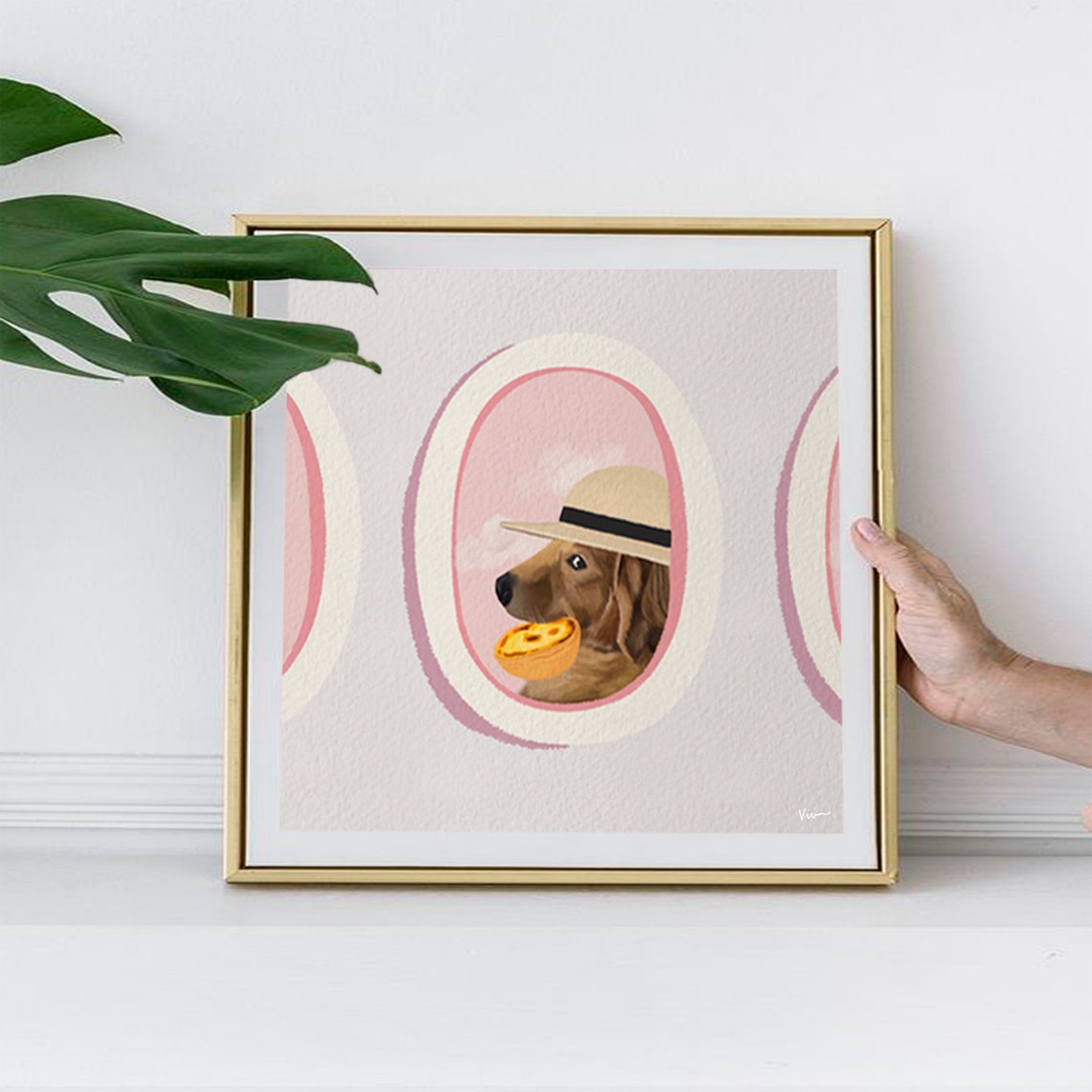 Pastel De Nata Art Print, Portugal Travel Poster, Airplane Window Art ...