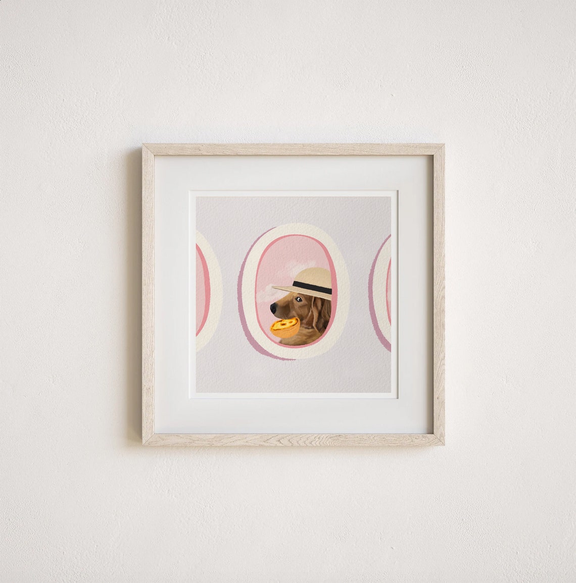 Pastel De Nata Art Print, Portugal Travel Poster, Airplane Window Art ...