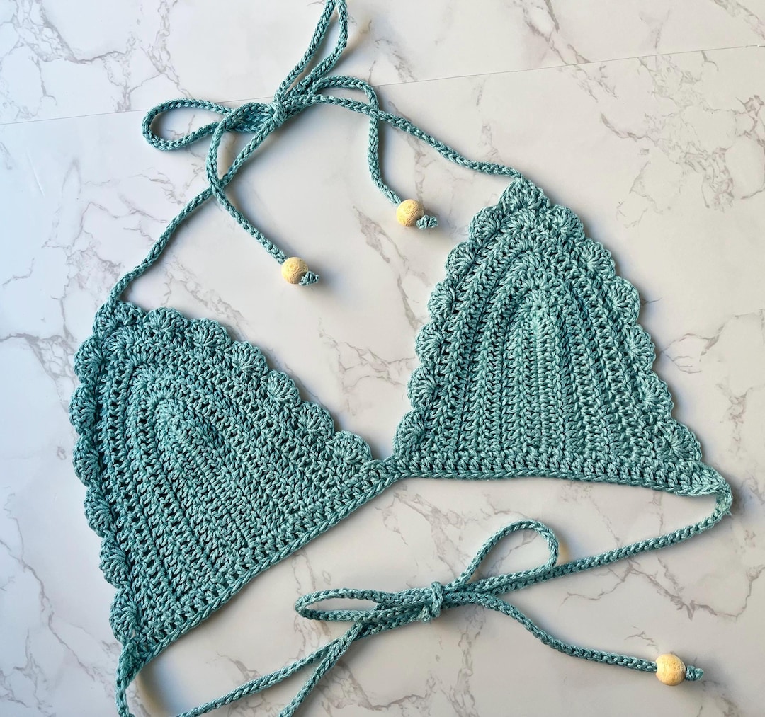 Crochet Pattern - Bikini Top - Crochet Tank Top - Crochet Bikini Top ...