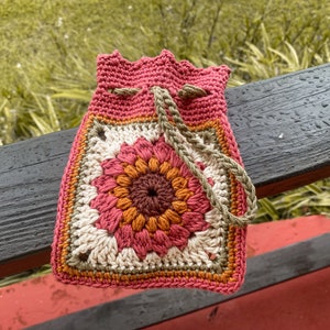 Mini Satchel Crochet Pattern - Drawstring Satchel Crochet Pattern ...