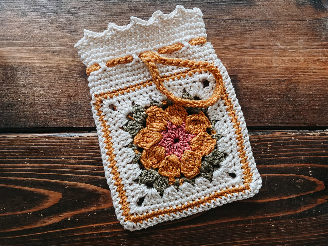 Mini Satchel Crochet Pattern - Drawstring Satchel Crochet Pattern ...