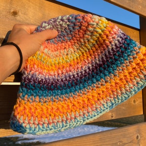 CROCHET PATTERN - Fall Crochet Pattern - Colourful Bucket Hat Pattern ...