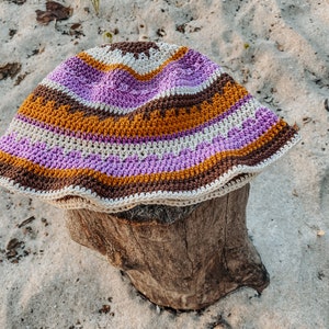 Aruba Bucket Hat Crochet Pattern - Adult and Child Size - Crochet Sun Hat - Crochet PDF Pattern ...