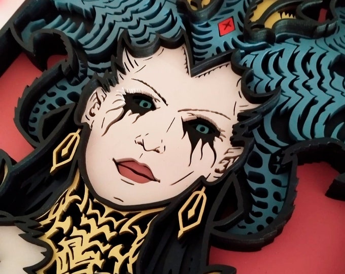 Lilith Multilayer Wood Frame // Wood Frame // Laser Cut - Etsy