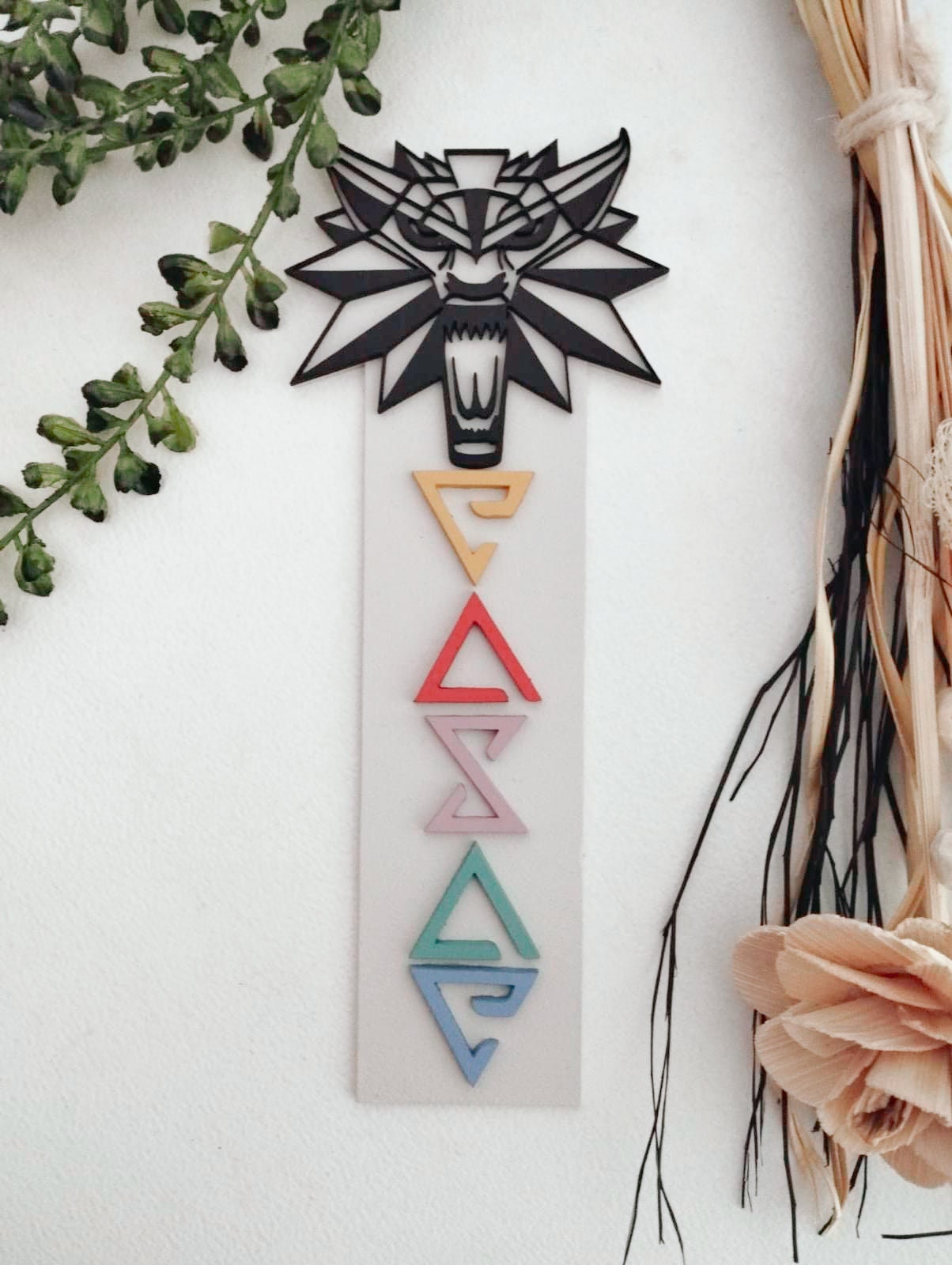 The Witcher Bookmark // Wooden Bookmark // the Witcher Wooden - Etsy UK