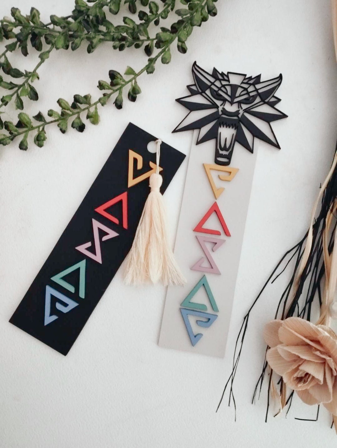 The Witcher Bookmark // Wooden Bookmark // the Witcher Wooden // Laser ...