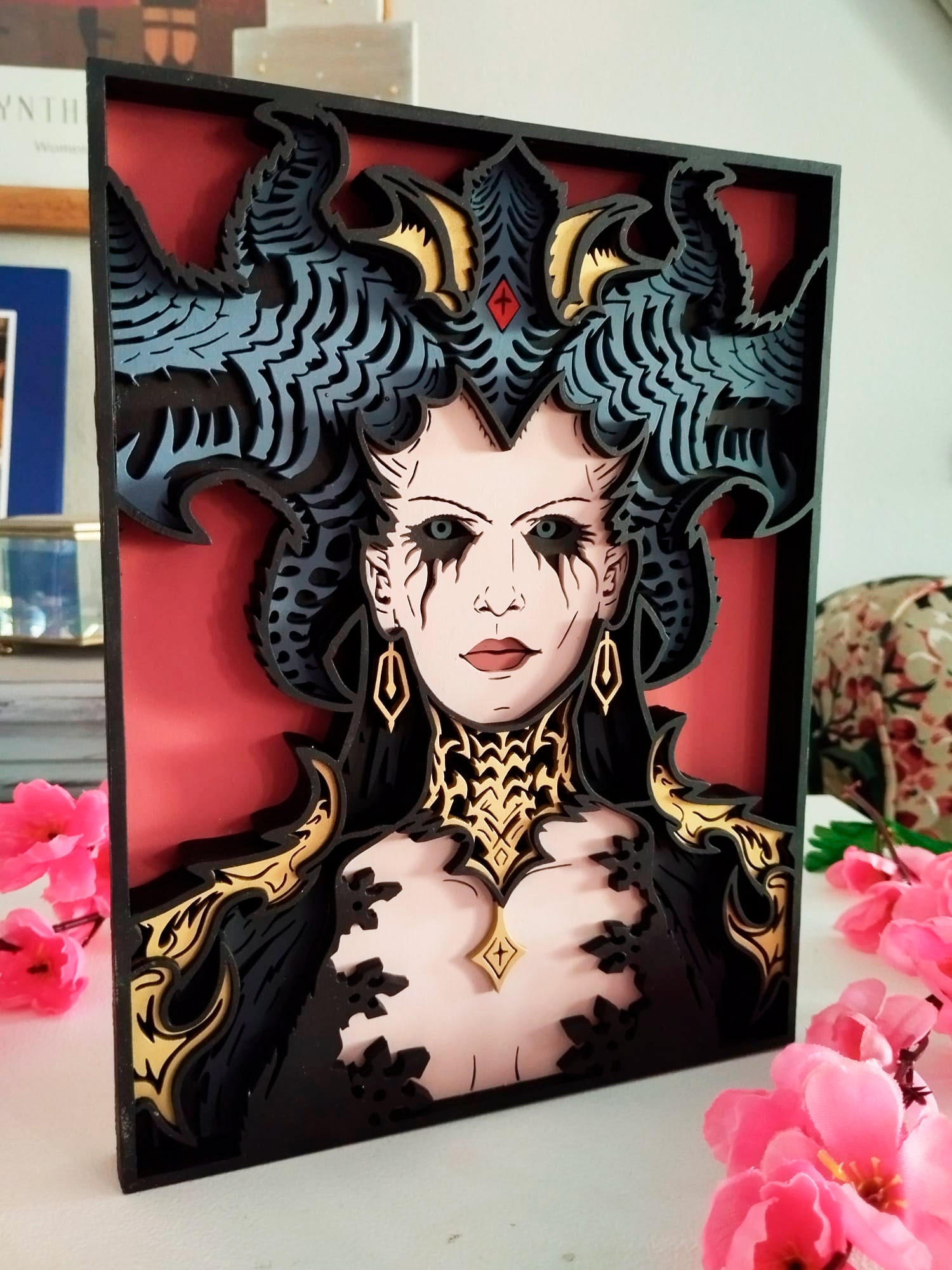 Lilith Multilayer Wood Frame // Wood Frame // Laser Cut - Etsy