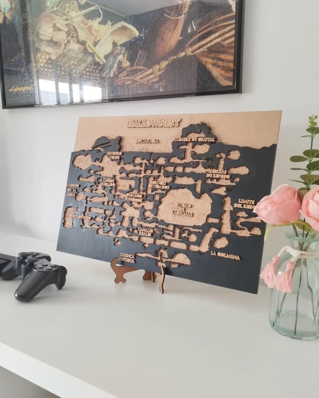 Hollow Knight Wood Map - Etsy