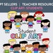 TPT Teacher Sellers Elements Clipart Kids Students Power Point Resource ...