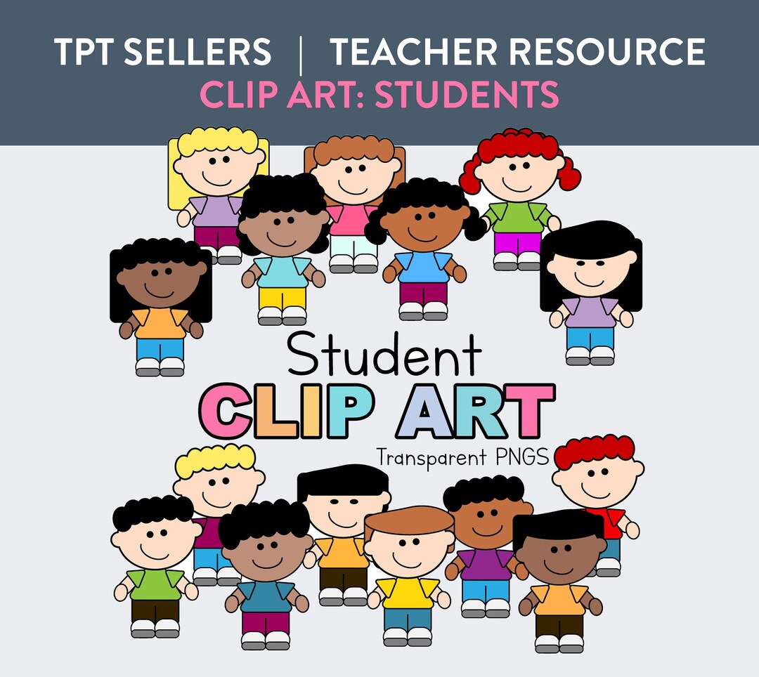 TPT Teacher Sellers Elements Clipart Kids Students Power Point - Etsy