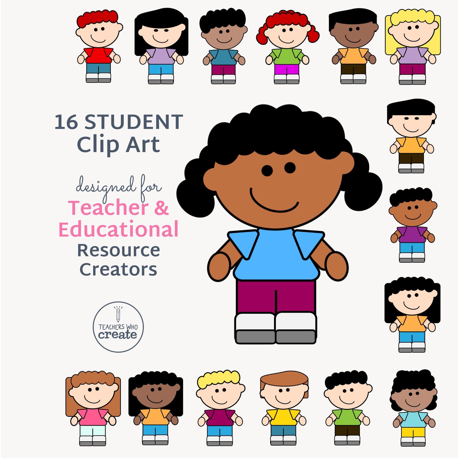 TPT Teacher Sellers Elements Clipart Kids Students Power Point Resource ...