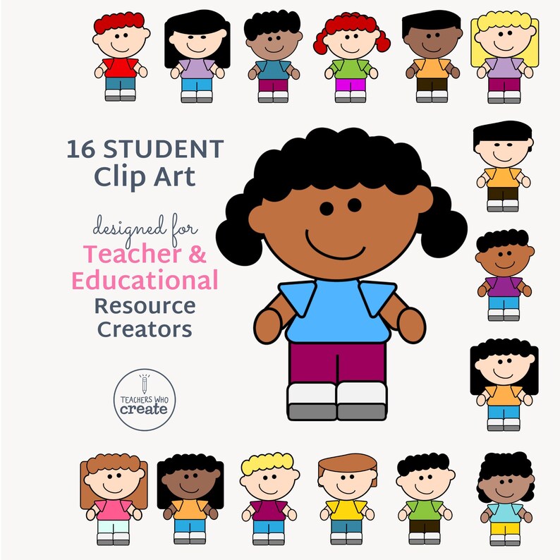 TPT Teacher Sellers Elements Clipart Kids Students Power Point Resource ...