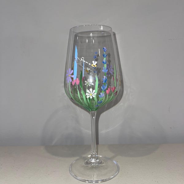 Spring Wine Glasses - Etsy