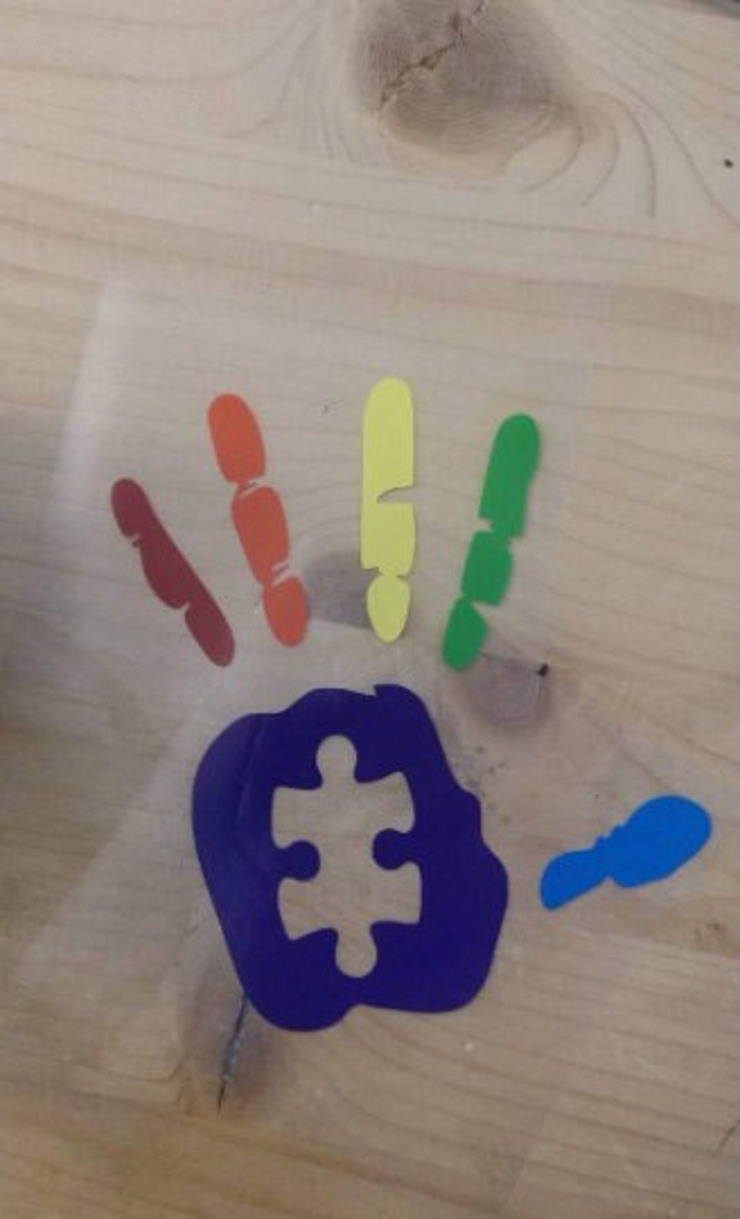 Autism Awareness Rainbow Handprint Vinyl Decal Sticker - Etsy