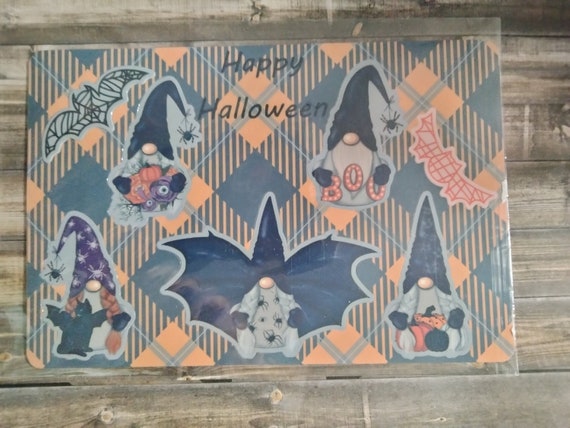 Halloween Gnomes Sticker Sheet Waterproof Witch Bat - Etsy