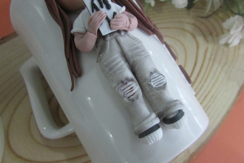 Personalized 3D Mug Design - Polymer Clay Gift Mug - Custom Coffee Mug ...