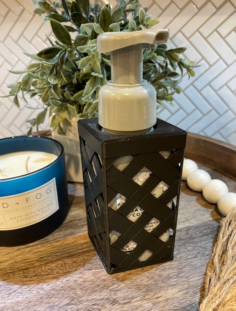 3D Printed Basket Weave Soap Dispenser Sleeve for Bath and Body Works ...