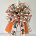 Fall Sunflower Bow for Lantern or Wreath, Autumn Front Door Decoration ...