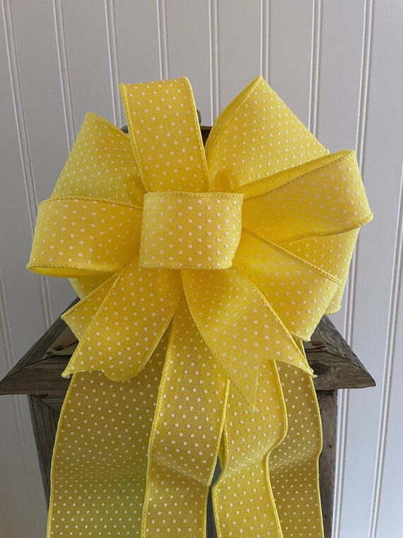 Country Cottage Bow Yellow Bow All Season Bow Mother's | Etsy