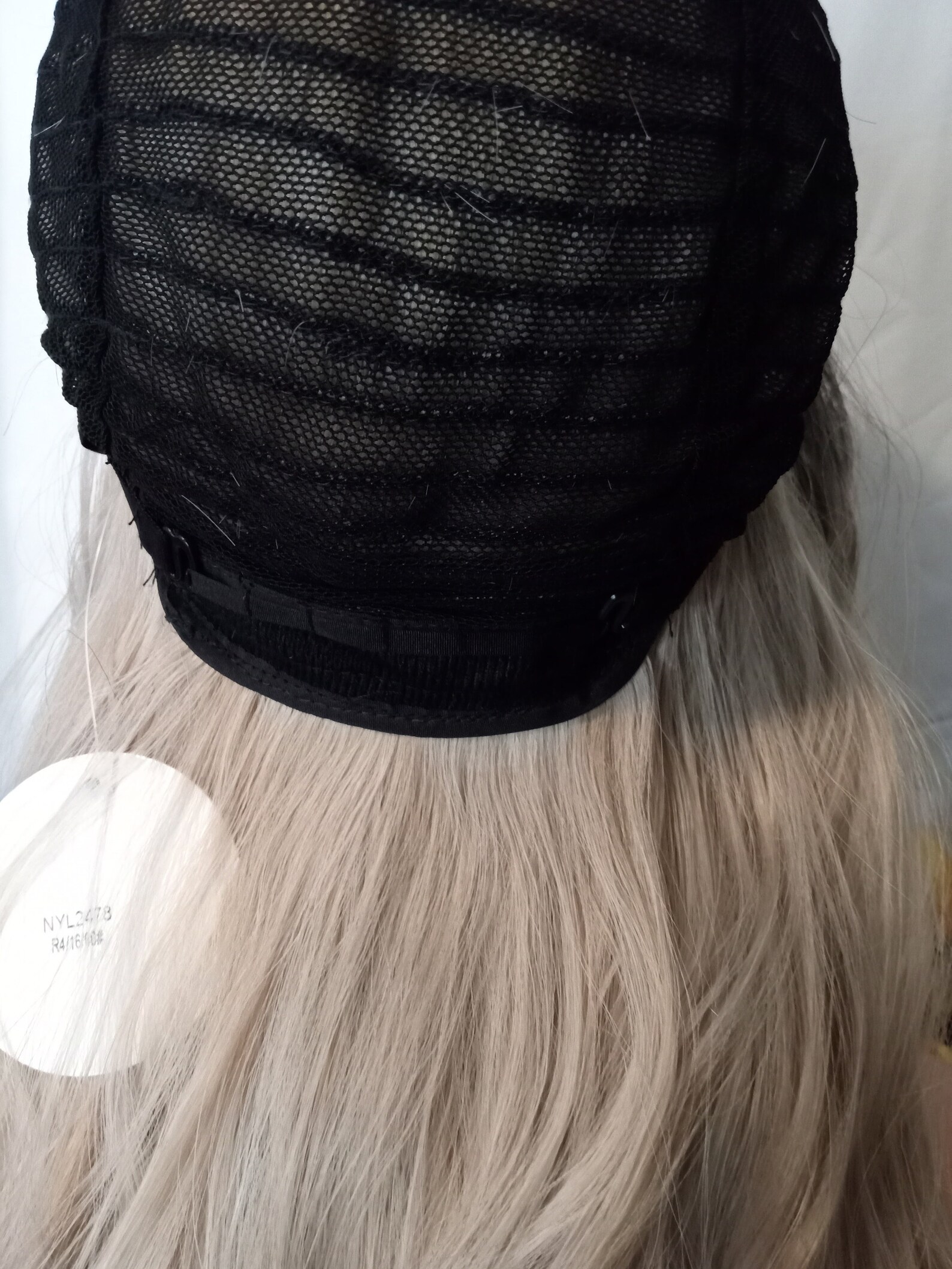 Holiday Sale Lace Front Middle Part Wig Ombre Mixed Ash Blonde Long 24 ...