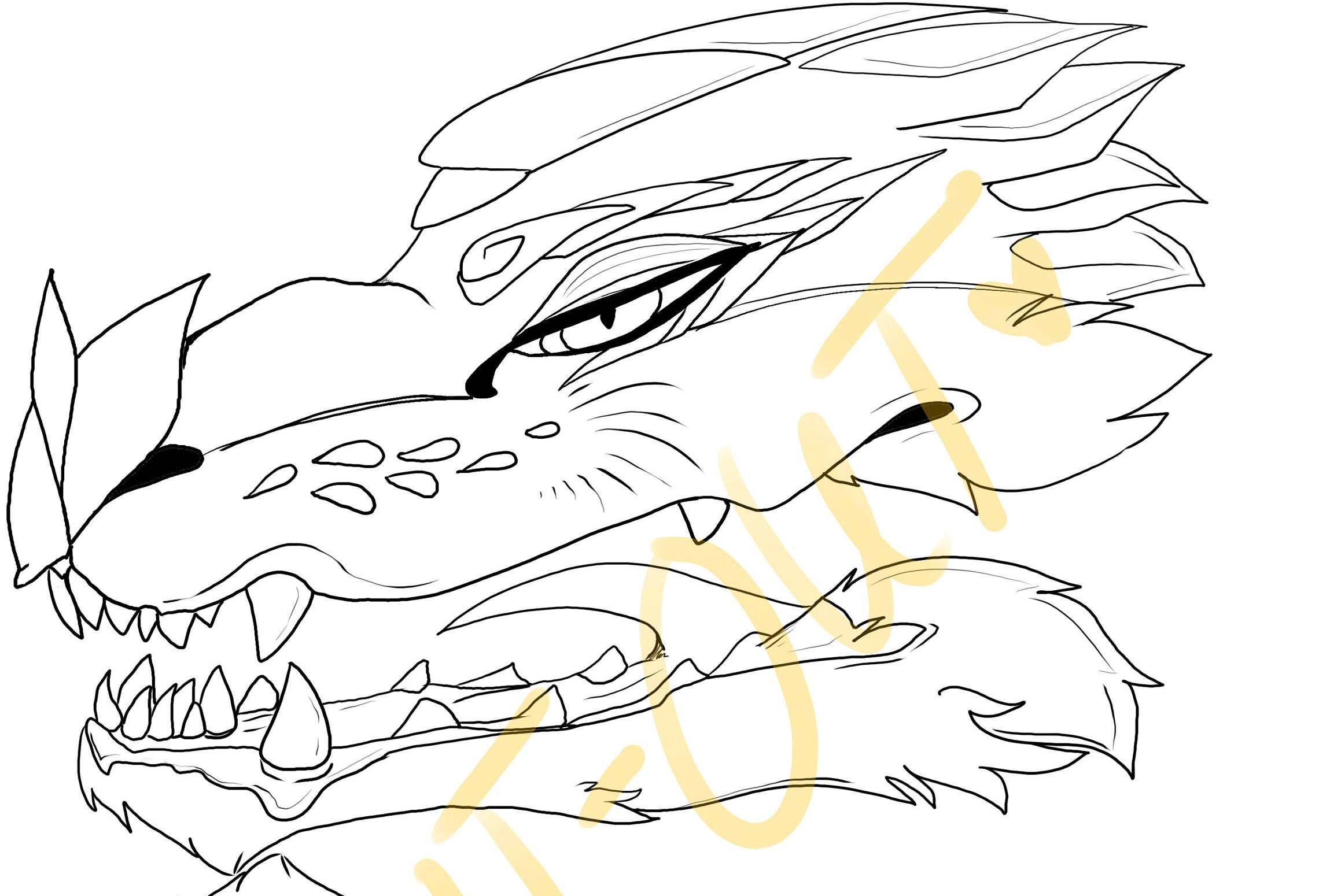 Customizable Color Your Own Printable Paper Dragon Puppet Template Base ...