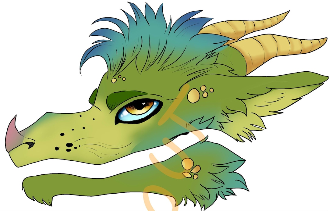 Printable Paper Dragon Puppet Template Base Pattern - Etsy UK