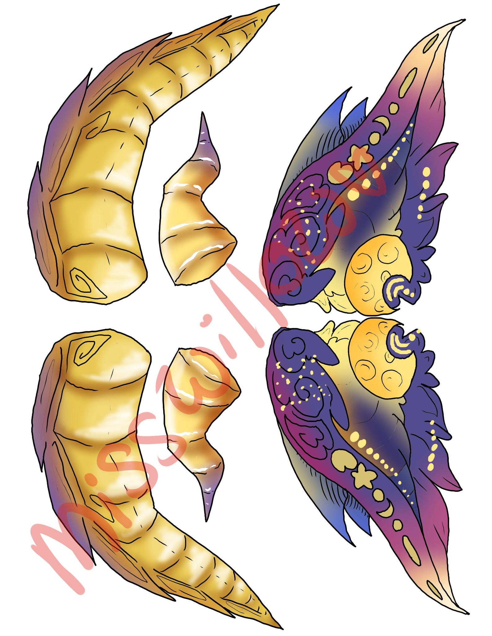 Galaxy Printable Paper Dragon Puppet Template Base Pattern - Etsy