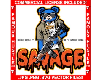 Teddy Bear Drip Svg - Etsy