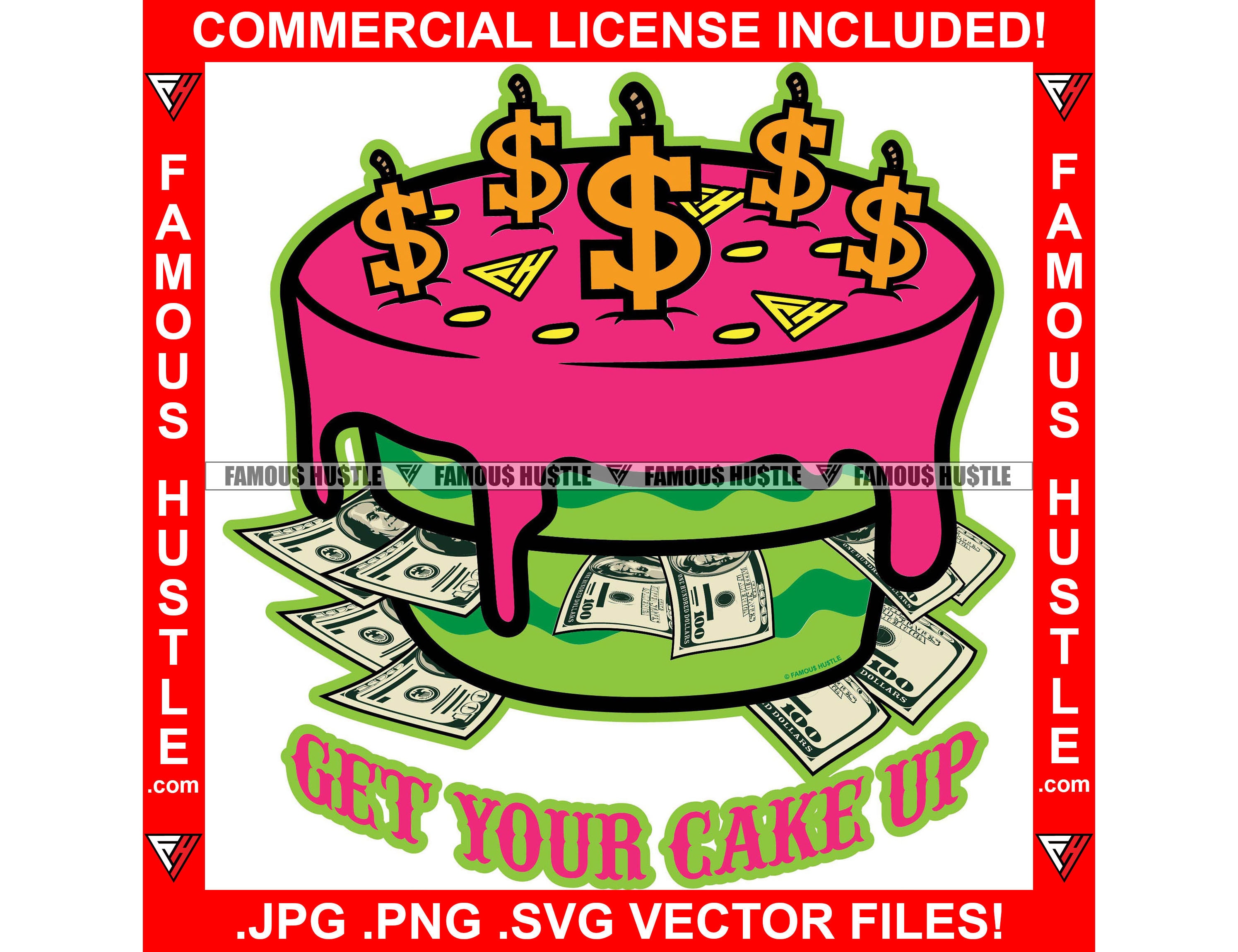 Get Your Cake up Cash Money Birthday Cake Dollar Sign Candles - Etsy