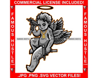 Thug Angel Png - Etsy