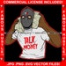 Gangster Ski Mask Talk Money Cell Phone Money Stack Hustle Street ...