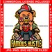 Famous Hustle Gangster Teddy Bear Showing Gold Teeth Money Pile Cash ...
