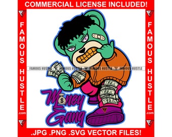 Ghetto Teddy Bear - Etsy