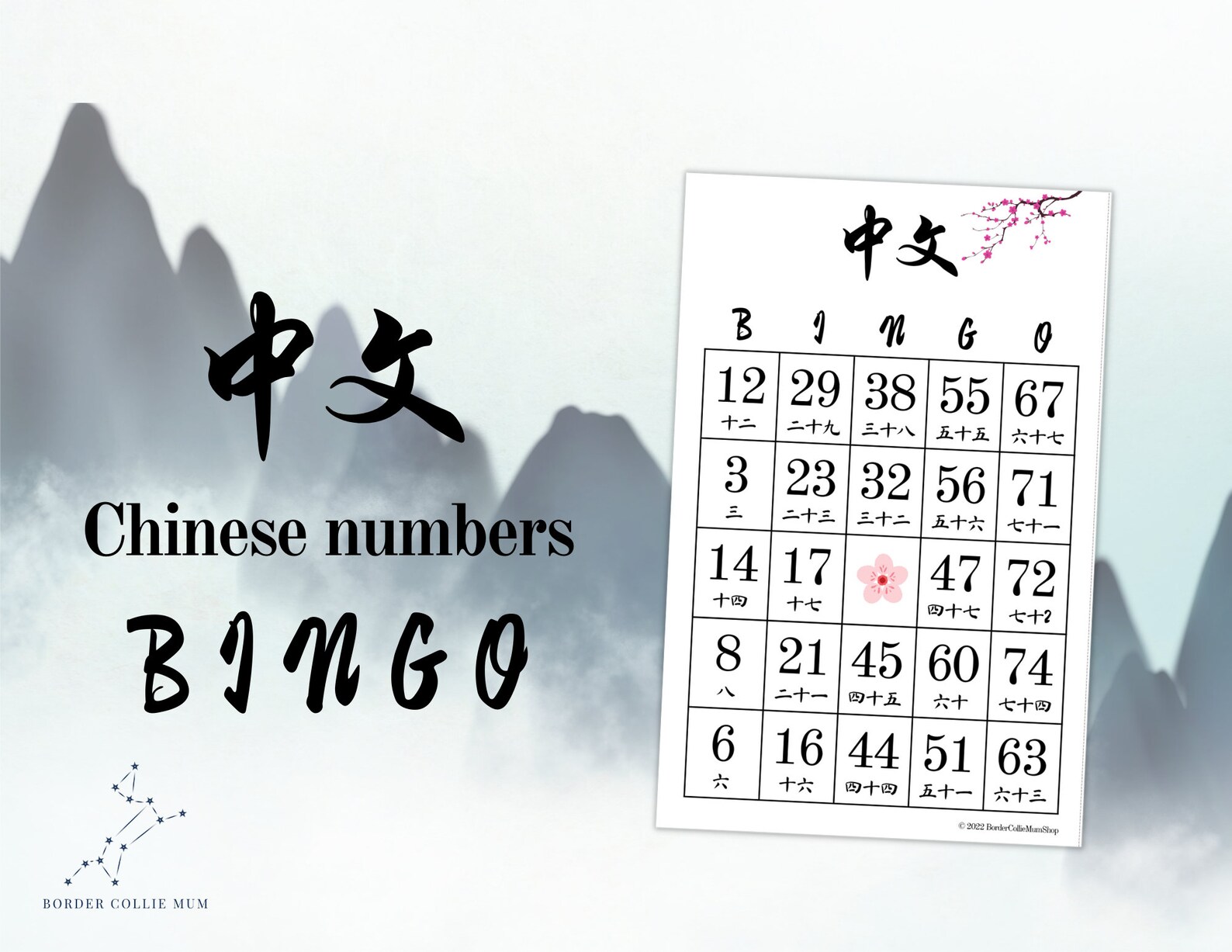 Chinese Numbers Bingo - Printable Bingo Game for Teachers, Parents - 24 ...