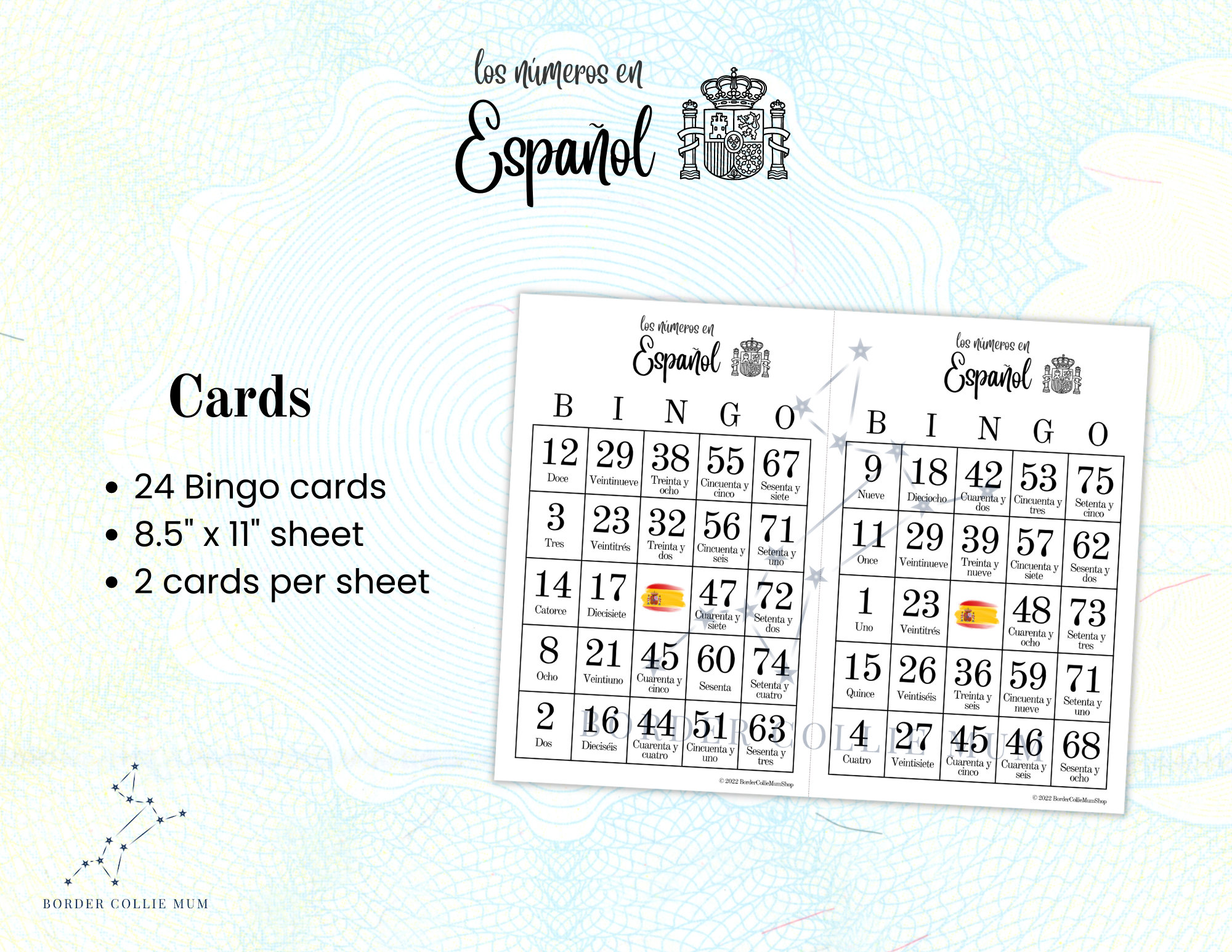 Los Números En Español Bingo - Printable Spanish Numbers Bingo Game for ...