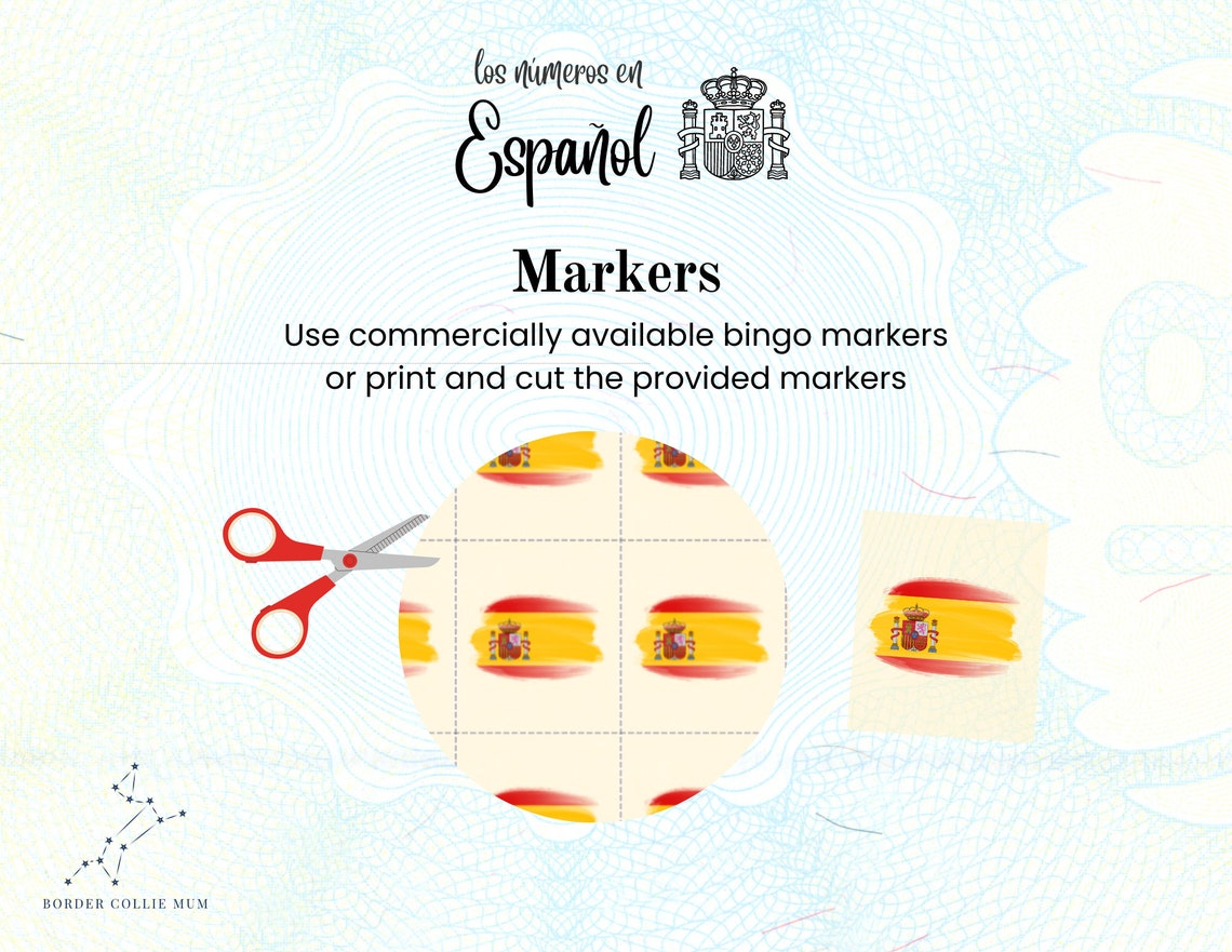 Los Números En Español Bingo - Printable Spanish Numbers Bingo Game for ...