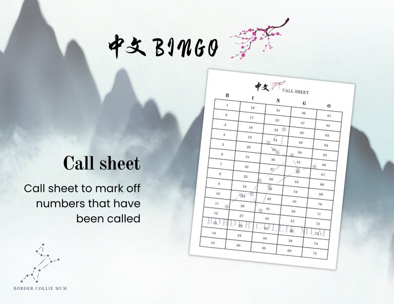 Chinese Numbers Bingo - Printable Bingo Game for Teachers, Parents - 24 ...