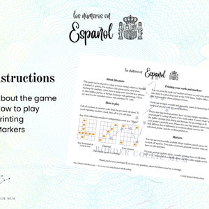 Los Números En Español Bingo - Printable Spanish Numbers Bingo Game for ...