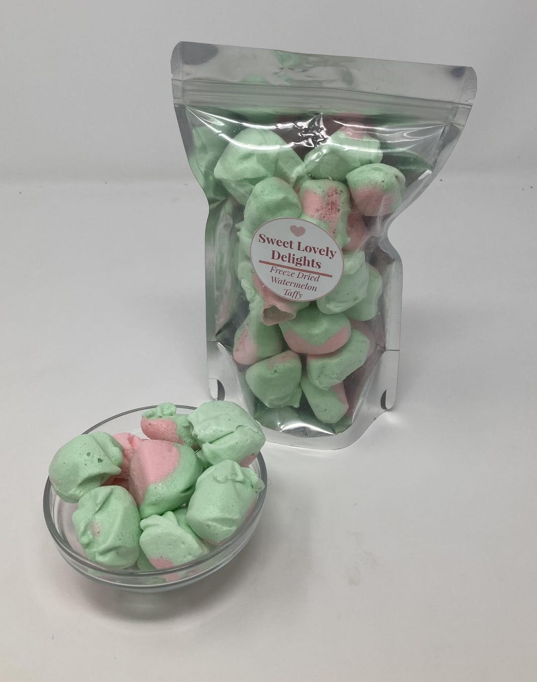 Freeze Dried Watermelon Taffy, Watermelon Flavor Freeze Dried Candy ...