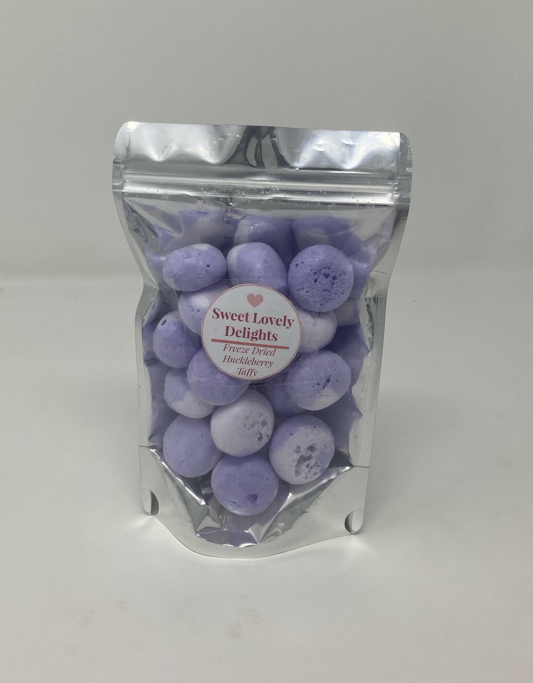 Freeze Dried Huckleberry Taffy, Huckleberry Flavor Freeze Dried Candy ...