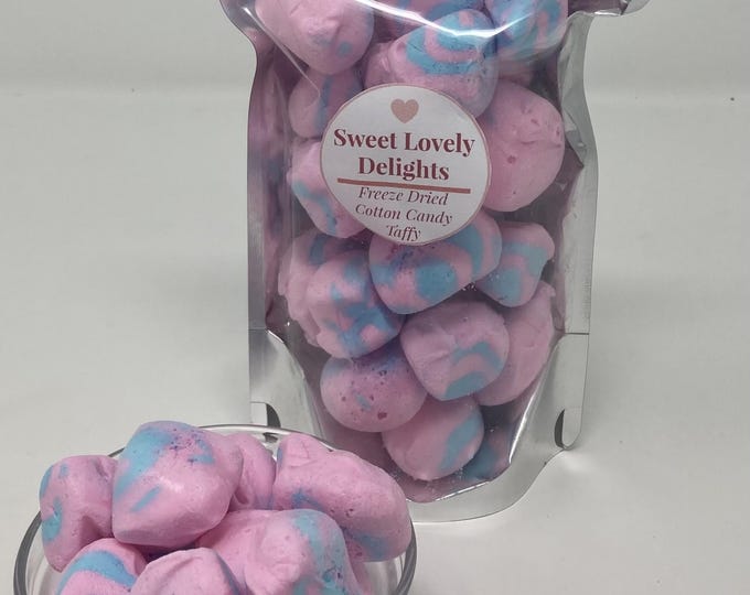 Freeze Dried Cotton Candy Taffy, Cotton Candy Flavor Freeze Dried Candy ...