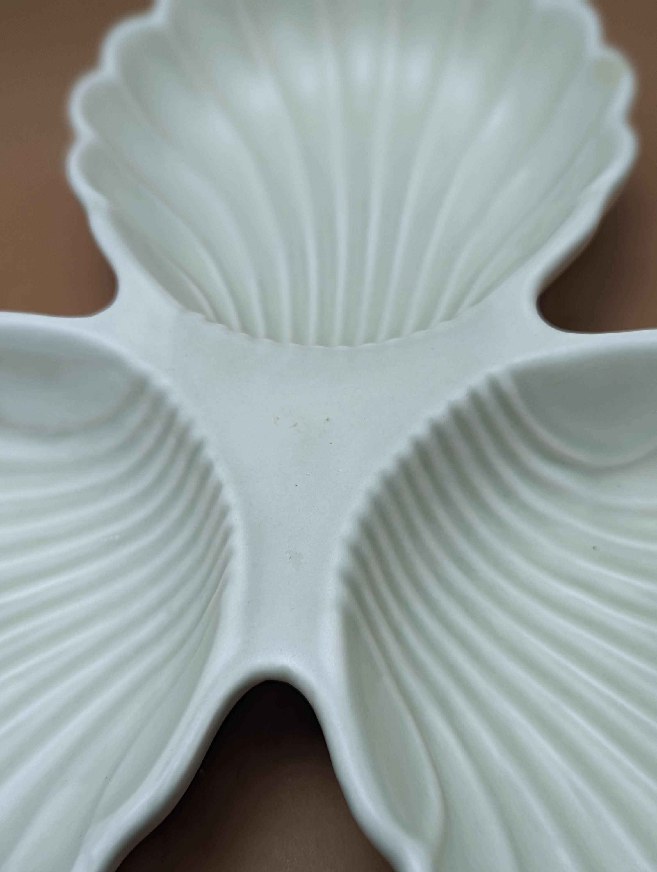 Fitz & Floyd Triple Clam Shell Dish - Etsy