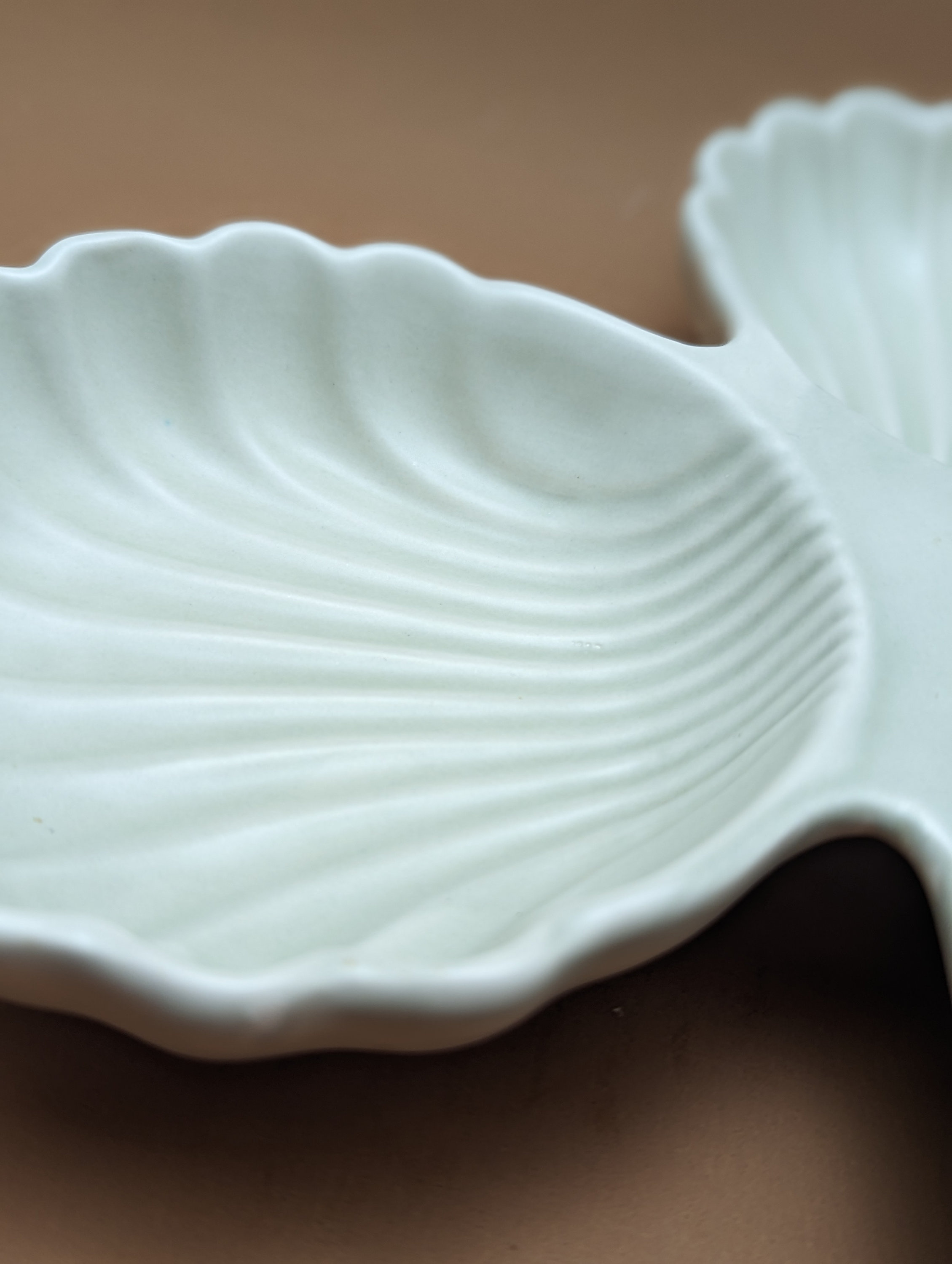Fitz & Floyd Triple Clam Shell Dish - Etsy