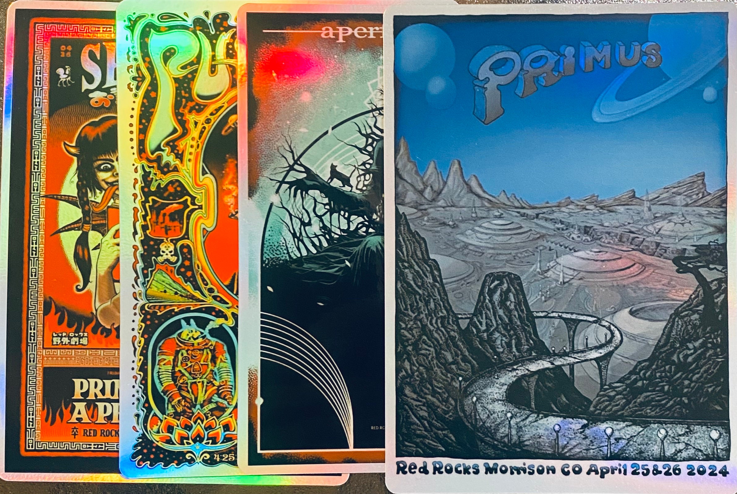 Sessanta Red Rocks Sticker/poster Primus Apc Puscifer Sticker Foil Pack ...