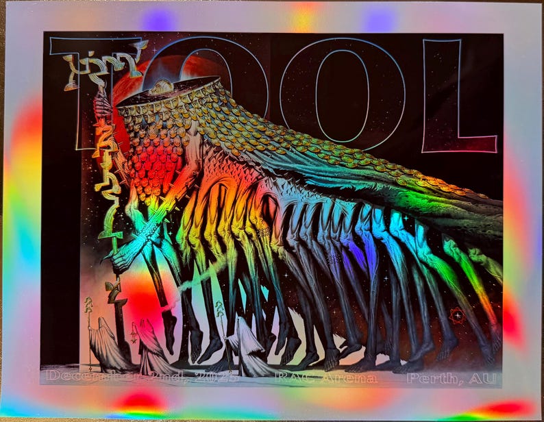 Tool Perth AU Mini Poster December 2nd 2025 RAC Arena - Etsy