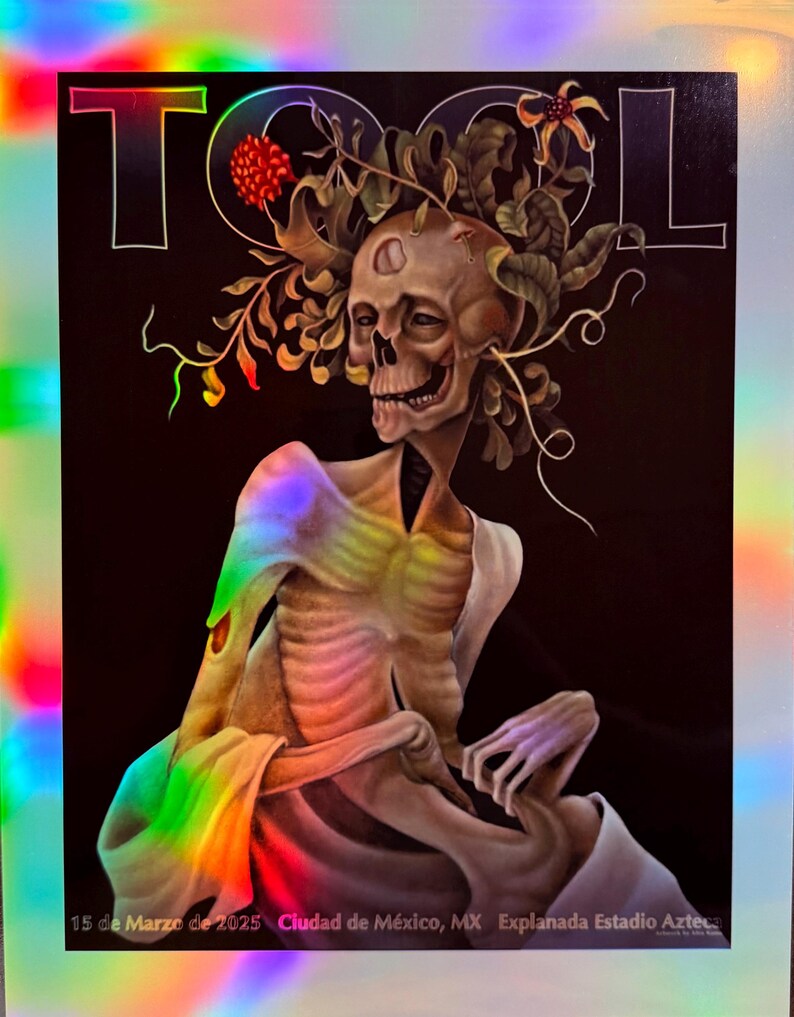 Tool Mexico City Mini Foil Poster March 15th 2025 - Etsy